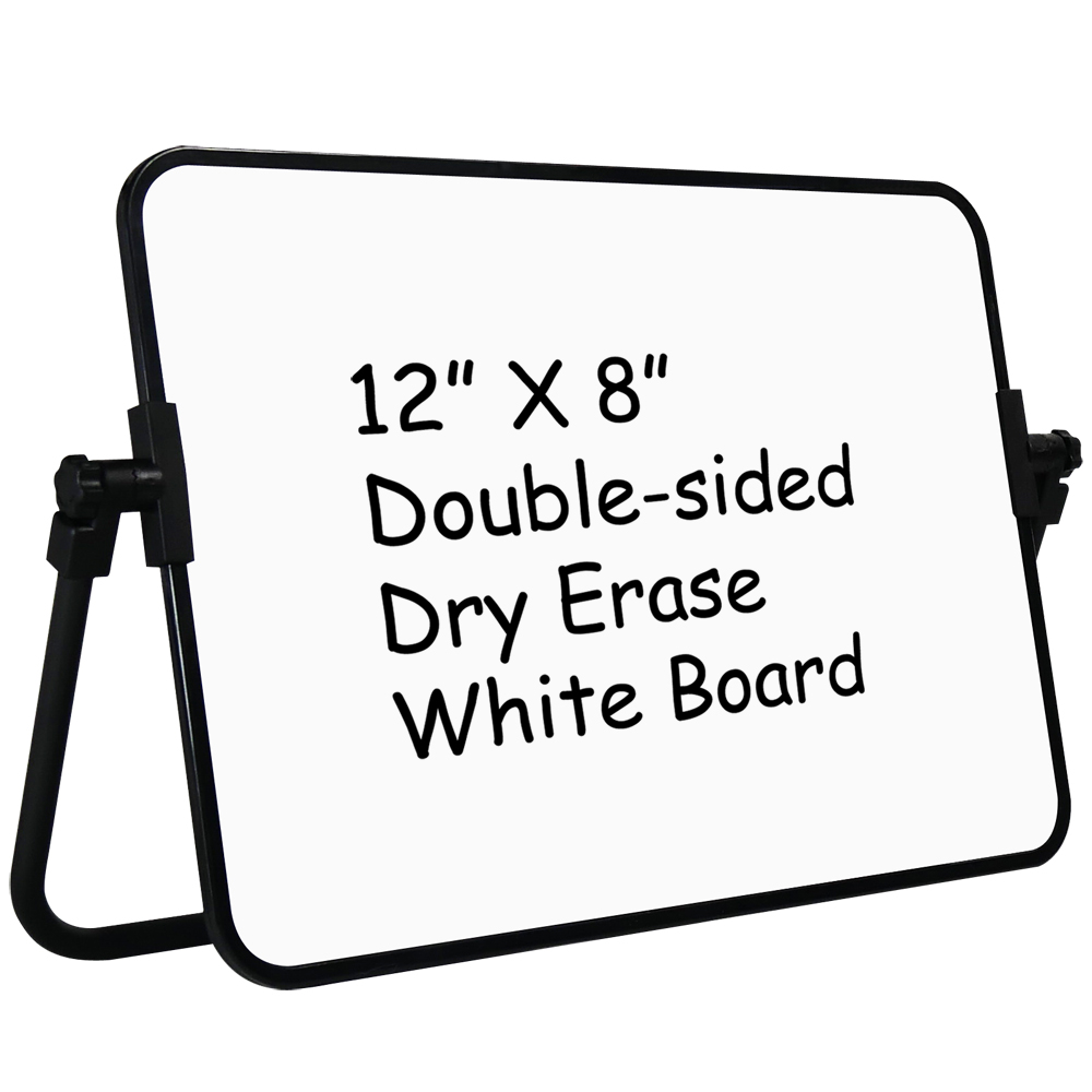 JILoffice Dry Erase Whiteboard, 12" x 8" Desktop Magnetic Whiteboard ...