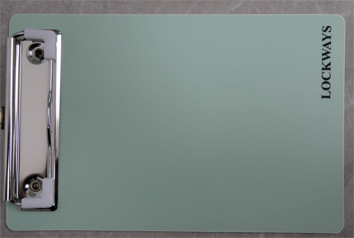 Lockways Office stationery Paper Clips, Plastic Clipboard, Heavy Duty ...