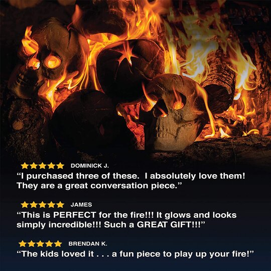 Terrifying Human Skull Fire Pit💀